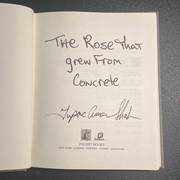 Other | Tupac Shakur Book The Rose That Grew From Concrete | Poshmark